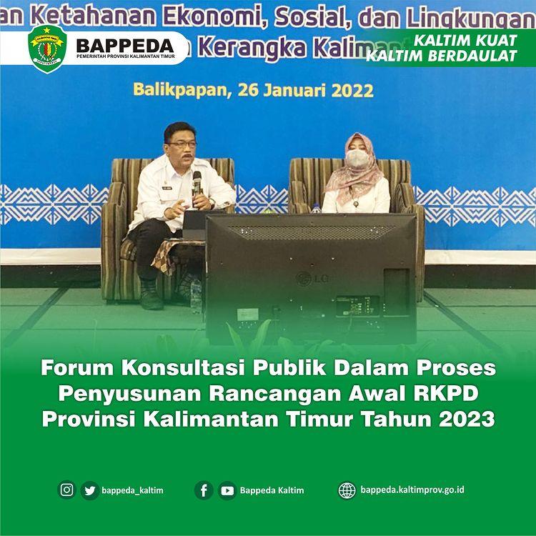 Forum Konsultasi Publik Dalam Proses Penyusunan Rancangan Awal Rkpd